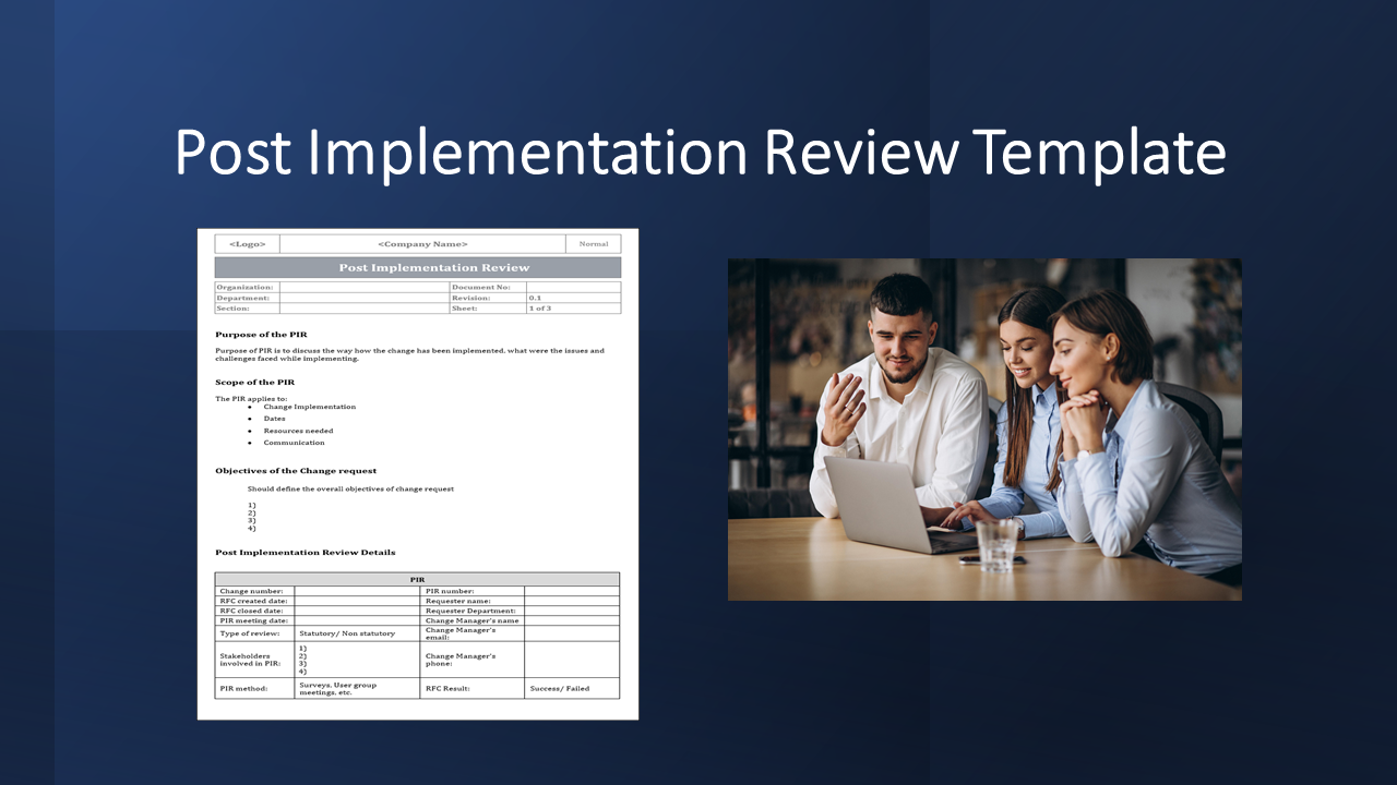 Post Implementation Review Template Itsm Docs Itsm Documents
