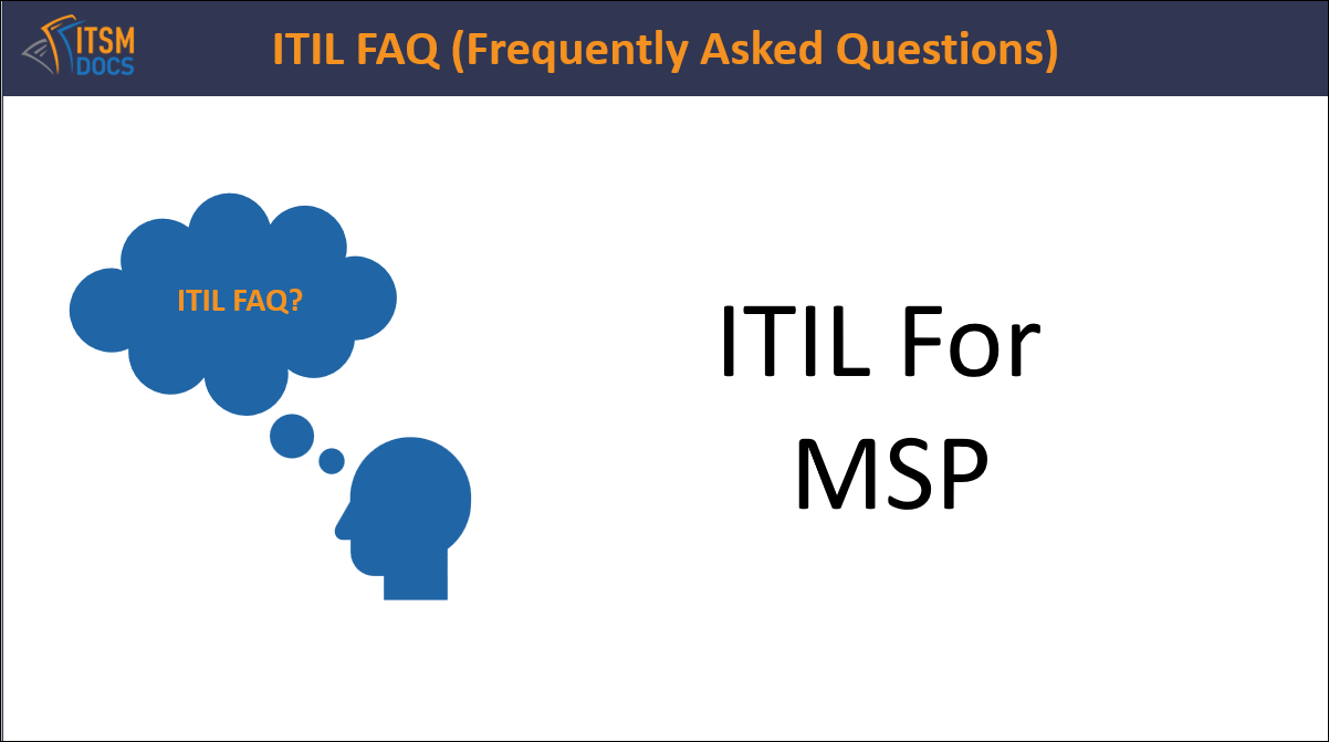 ITIL For MSP – ITSM Docs - ITSM Documents & Templates