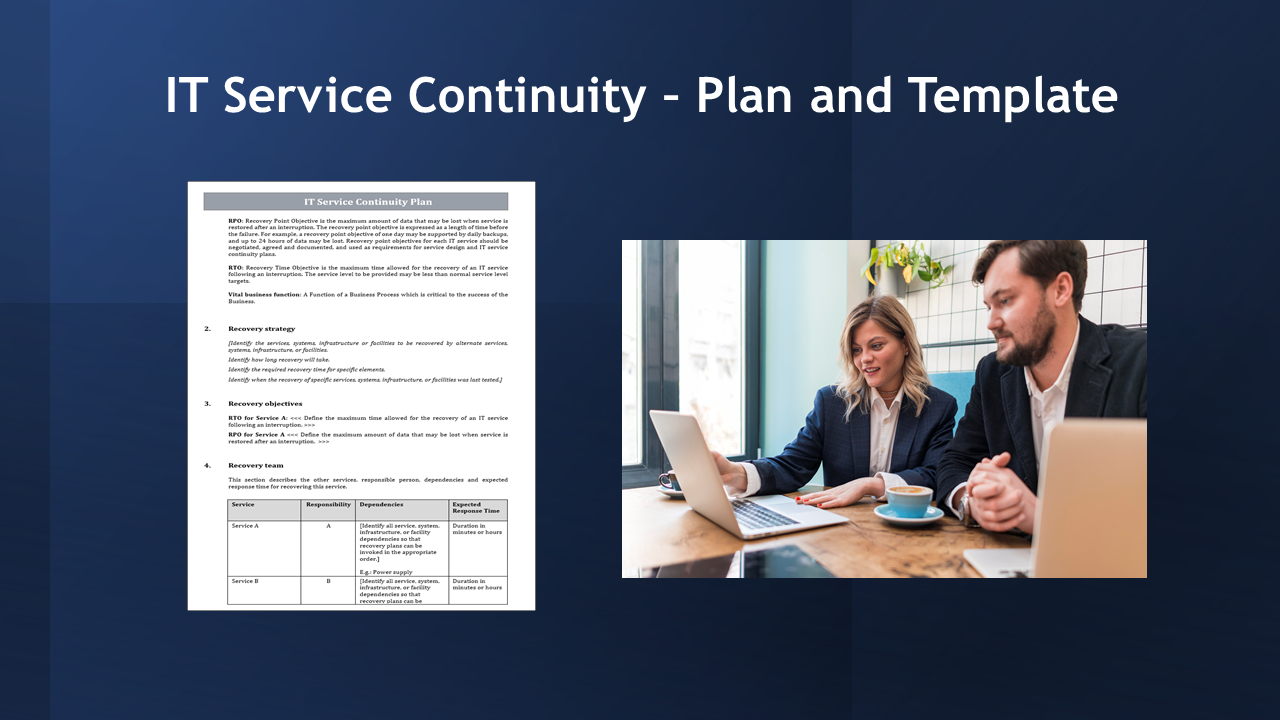 IT Service Continuity - Plan and Template – ITSM Docs - ITSM Documents ...