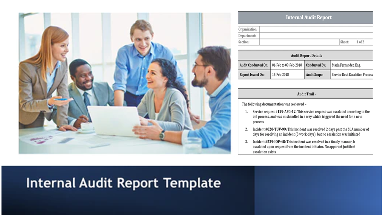 Internal Audit Report Template – ITSM Docs - ITSM Documents & Templates