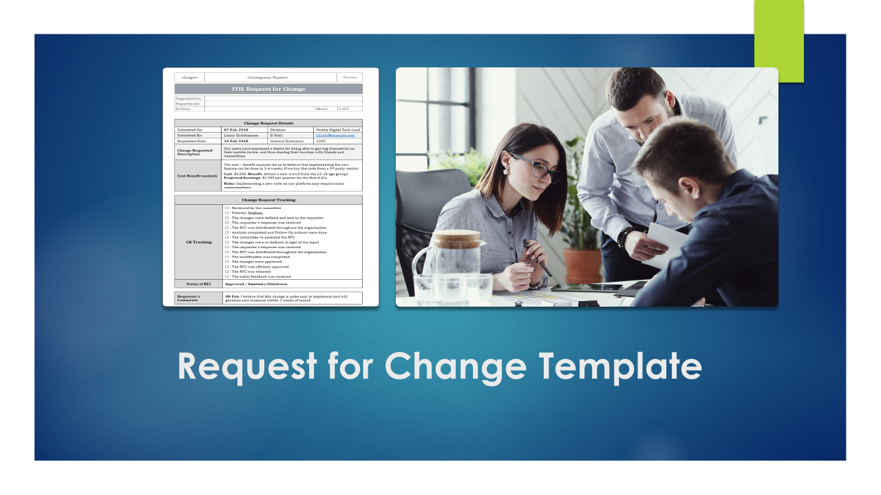 Request for Change Template – ITSM Docs - ITSM Documents & Templates