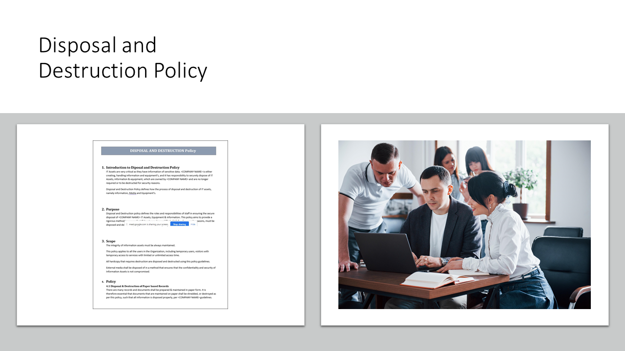 Disposal and Destruction Policy – ITSM Docs - ITSM Documents & Templates