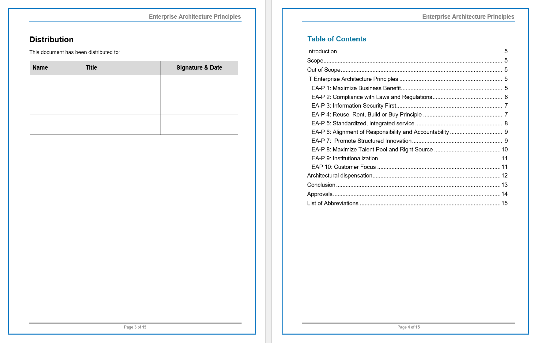 COBIT Architectural Principles Template – ITSM Docs - ITSM Documents ...