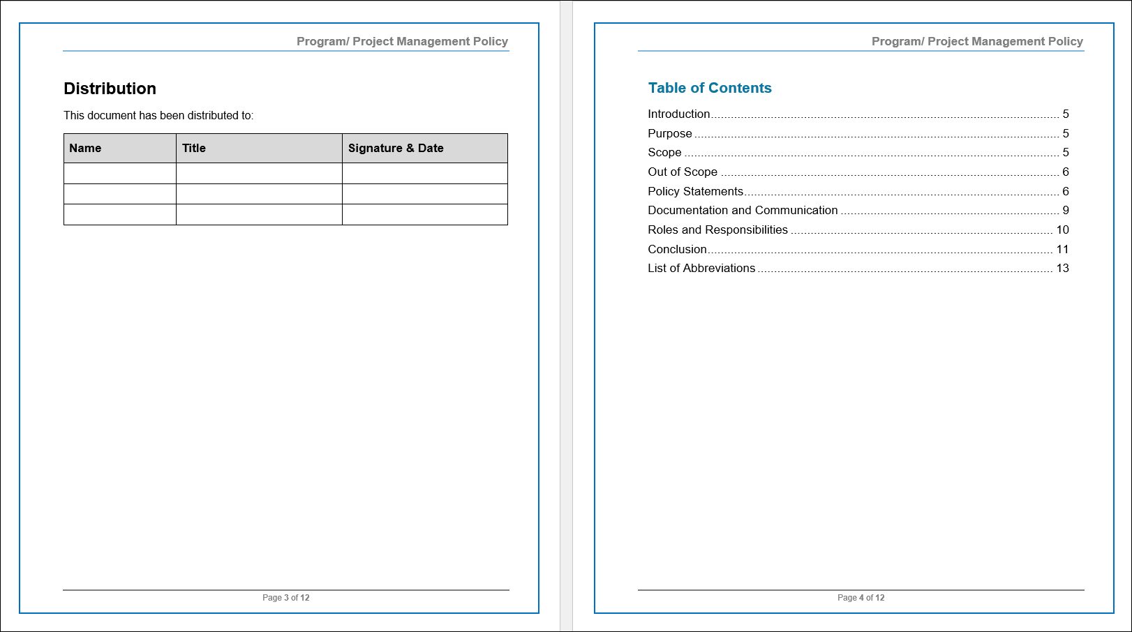 COBIT Program-Project Management Policy Template – ITSM Docs - ITSM ...