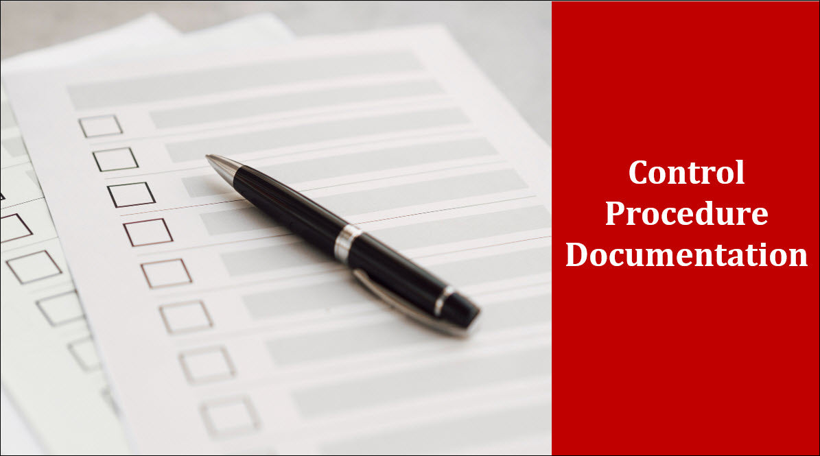 Control Procedure Documentation Template – ITSM Docs - ITSM Documents ...