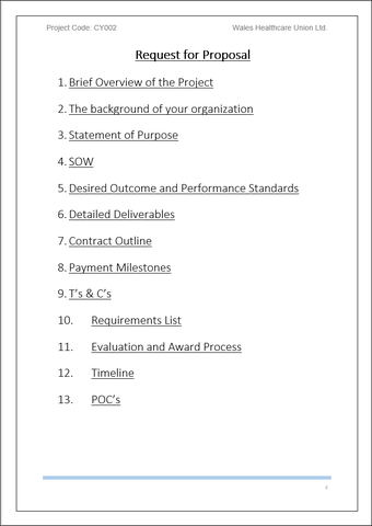Request for Proposal Template – ITSM Docs - ITSM Documents & Templates